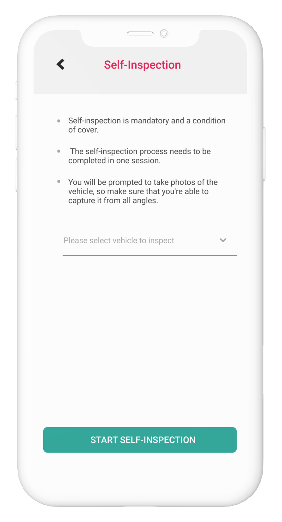 Self inspection | MiWay.co.za
